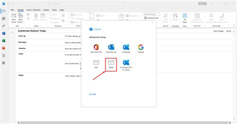 how to set up business email hosting on microsoft 365 outlook using