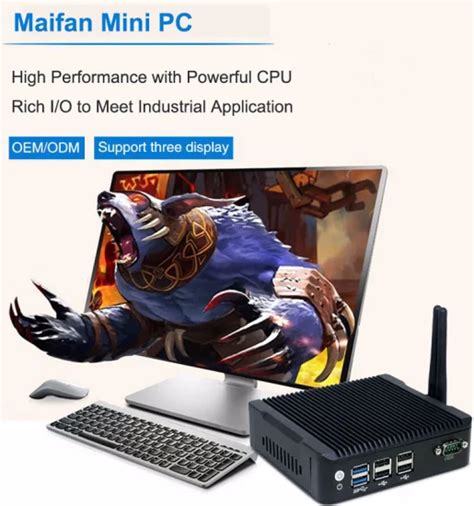 Cooling Heat Dissipation Powerful Core Mini PC With DDR3 8g 256g SSD Portable Desktop Computer