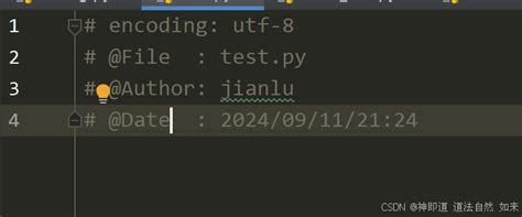 如何设置新建每个Python文件开头带上作者名和时间 python新建文件使得开头自动生成作者和创建日期等 CSDN博客
