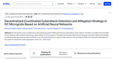 Decentralized Coordinated Cyberattack Detection And Mitigation Strategy