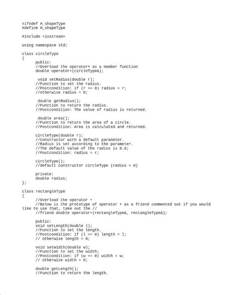Solved Use The Circletype Class And Rectangletype Class And