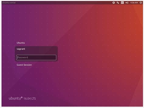 What Is The Password Of Ubuntu 1602 Configuring From Vagrantfile Of