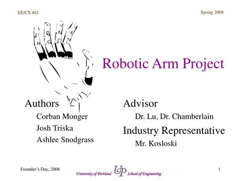 PPT Robotic Arm Project PowerPoint Presentation Free Download ID