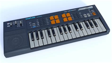Casio Sk 5 Keyboard 3d Model By Gmartworks