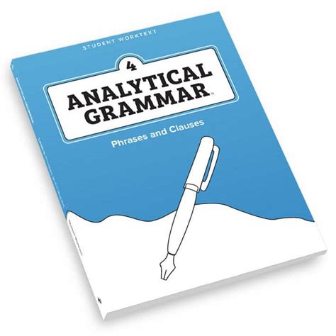 Analytical Grammar Level 4 Phrases And Clauses Student Mathcanada