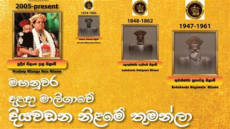 ශ්‍රී දළදා මාලිගාවේ දියවඩන නිළමේ වරු Diyawadana Nilame Of Sri Dalada Maligawa Kandy Perahera