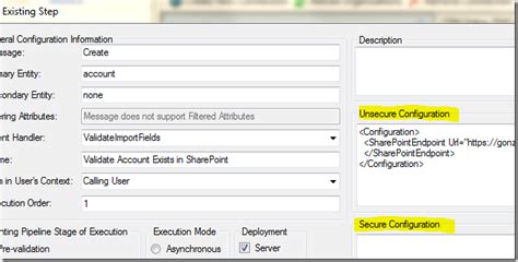Gonzalo Ruiz Dynamics Crm How To Add Configuration Parameters To Plugins In Crm 2011