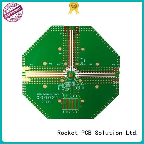 Printed Circuit Board Testing Structure Rogers For Electronics Rocket Pcb