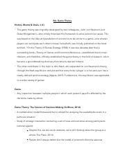 GEMATMW Game Theory Pdf RA Game Theory History Brams Davis N D