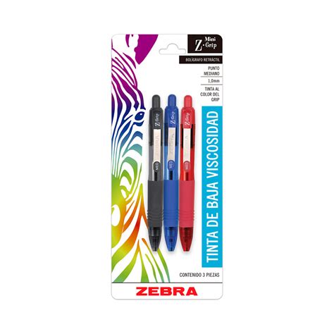 Bolígrafo Retráctil Mini Z Grip Zebra Zebra México