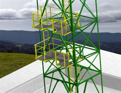 Design Of A Metallic Support Structure For A Distillation Column
