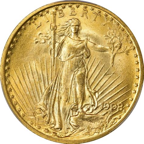 Choice Mint State 1908 20 No Motto 1908 Double Eagle No Motto Ms 64 Pcgs