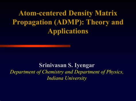 Ppt The Density Matrix Renormalization Group Powerpoint