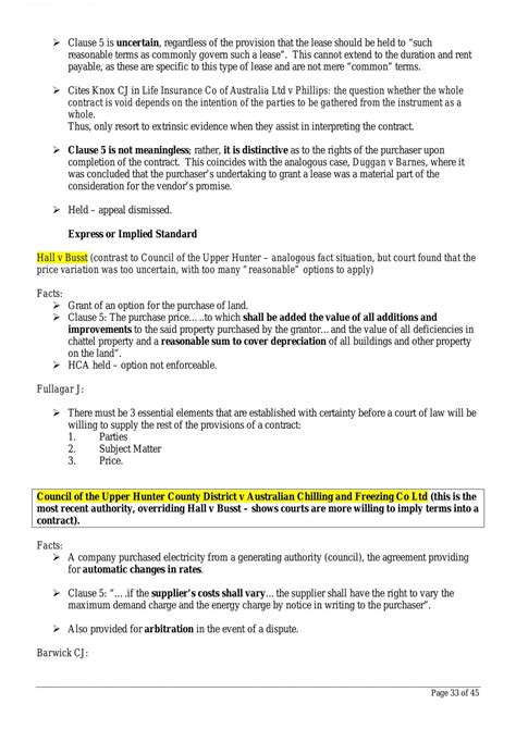 contracts 1 full class notes laws1075 contracts unsw thinkswap