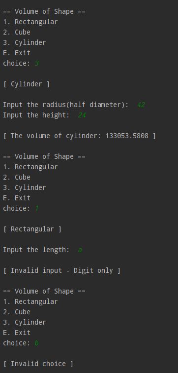 github fransssss pythoncalculatevolumeofshapes super function sub