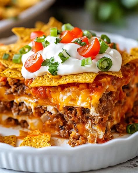 Dorito Casserole The Ultimate Cheesy Crunchy Taco Casserole Recipe