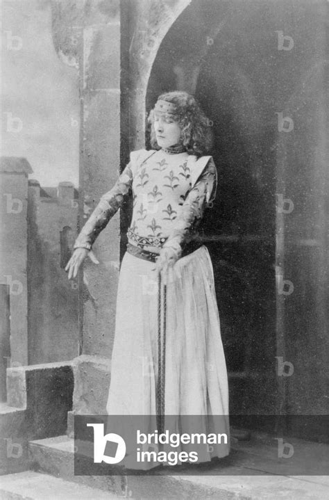 Image Of Sarah Bernhardt 1844 1923 In The Role Of Joan Of Arc By