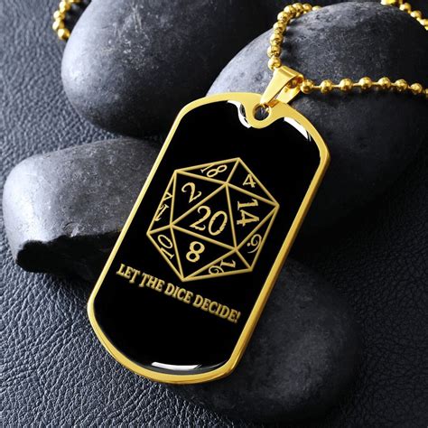D20 Necklace Dungeons And Dragons Jewelry Dnd Dice Pendant T