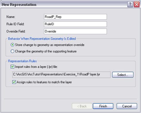 Exercise 1: Learning the fundamentals of representations—ArcMap | Documentation
