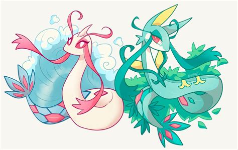 Milotic And Serperior