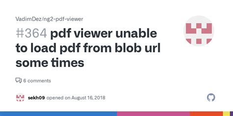 pdf viewer unable to load pdf from blob url some times · issue 364