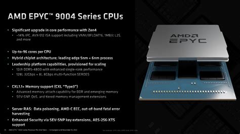 奇妙的96核心、12通道ddr5！amd Zen4 Epyc架构揭秘 快科技 科技改变未来