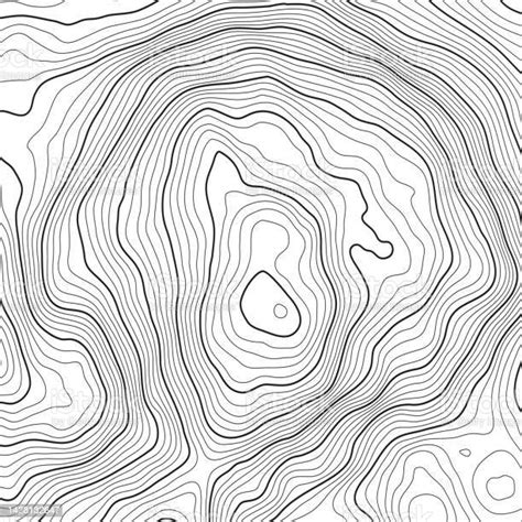윤곽선에서 지형 윤곽선 맵의 양식화 된 높이 추상적 인 배경 계곡에 대한 스톡 벡터 아트 및 기타 이미지 계곡 곡선 관광 Istock
