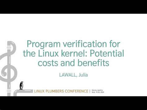 Free Video Program Verification For The Linux Kernel Potential Costs