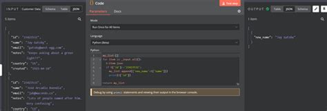 n8n code node with python