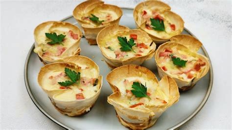 Як зробити без тіста та випікання кошики для закусок Читайте на Ukr Net