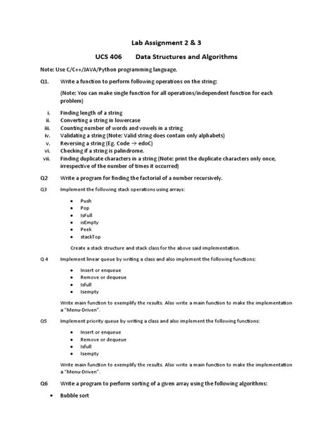 Lab Assignment 2 3 Pdf Teaching Methods And Materials Computers