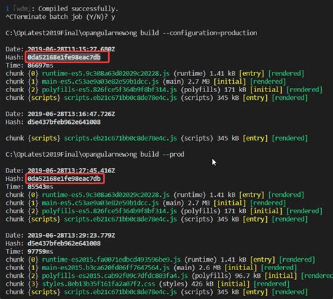 Angular 8 Intermediate Duplicate Hash Rebuild Time Increased 4 X