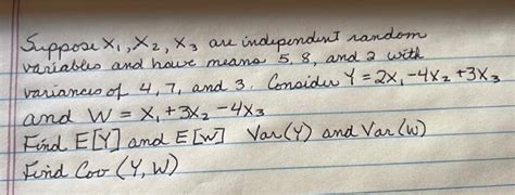 suppose x1 x2 x3 are independent random variables and