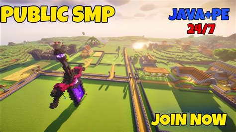 How To Join Minecraft Public Smp Java Pe Minecraft Public Smp