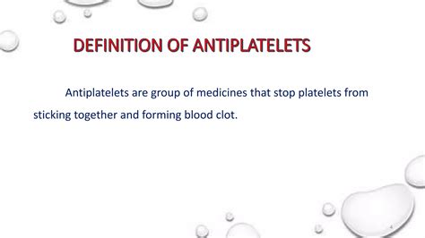 Antiplatelets Ppt