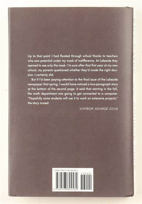 Bill Gates Signed Source Code My Beginnings Hardcover Book