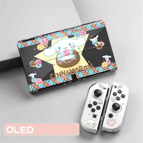 Hello Kitty Oled Jolie Coque De Protection En Tpu Souple Pour Manette