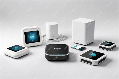 Premium Ai Image Iot Devices Mockup Showcase Seamless Integration On White