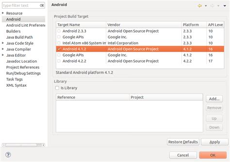 Unable To Resolve Target Android Xx Stack Overflow