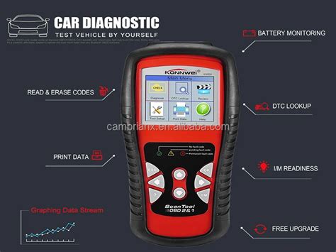 Kw830 Odb Ii Car Scanner Universal Diagnostic Tool Obd Auto Engine