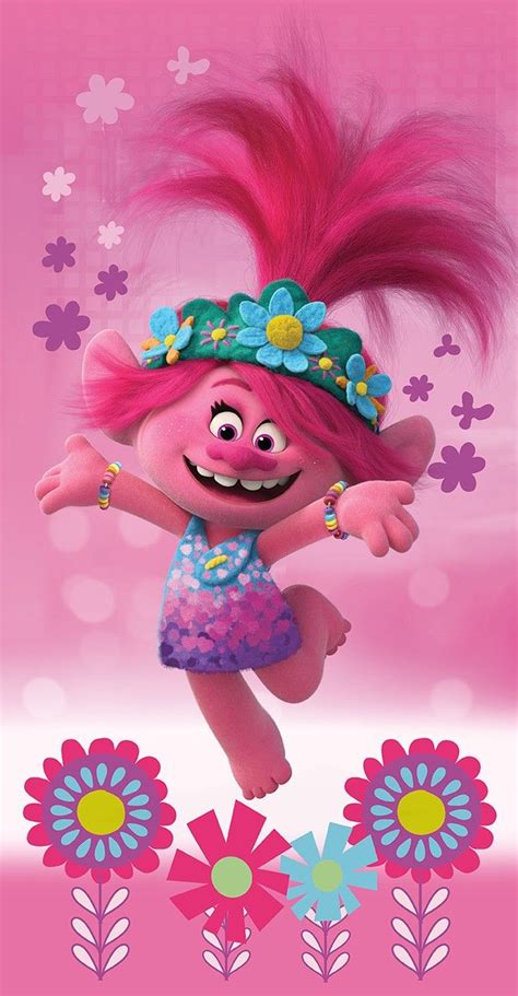 Poppy Wallpaper For Trolls Birthday Party