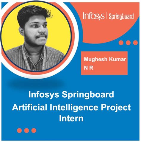 Infosysspringboard Internship Ai Mughesh Kumar N R 13 Comments