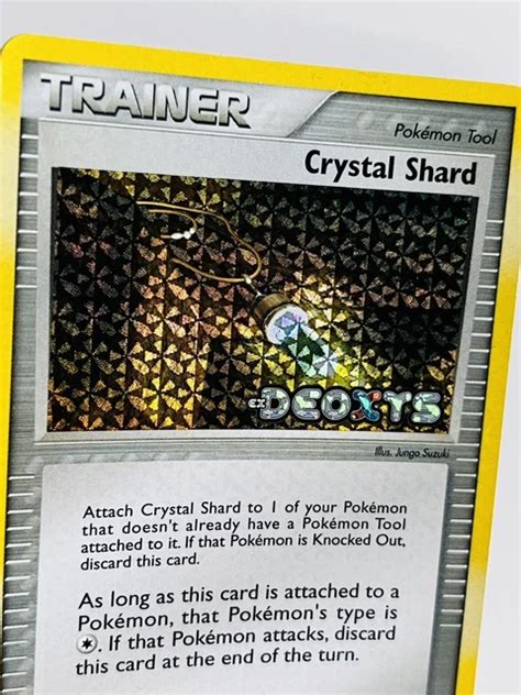Ex Deoxys Crystal Shard Reverse Stamped Holo Pokémon Card 85107 1500