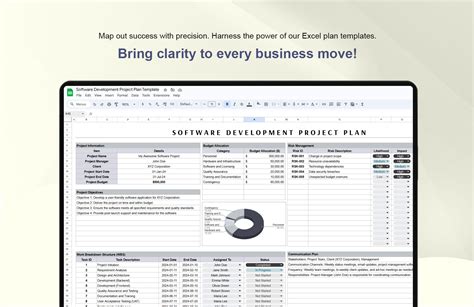 Software Development Project Plan Template In Excel Google Sheets Download Template Net