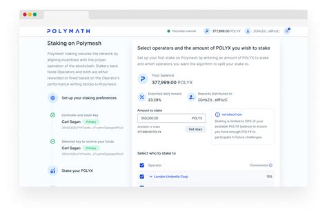 Staking POLYX On Polymesh Polymesh