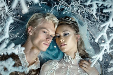 Premium Photo Portrayal Of The Characters Kai And Gerda From