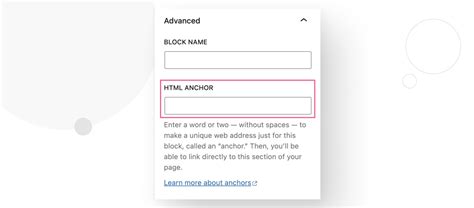 How To Link To A Specific Section Of A Page In WordPress White Canvas