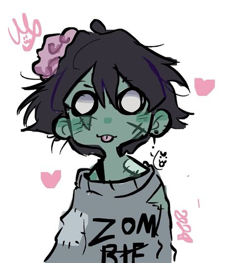 Pin By G1tt3r0ff1cial X3 On Pose Ref For Oc Zombie Drawings Cute