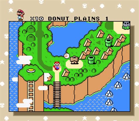 Super Mario World Level Map