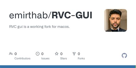 Github Emirthabrvc Gui Rvc Gui Is A Working Fork For Macos